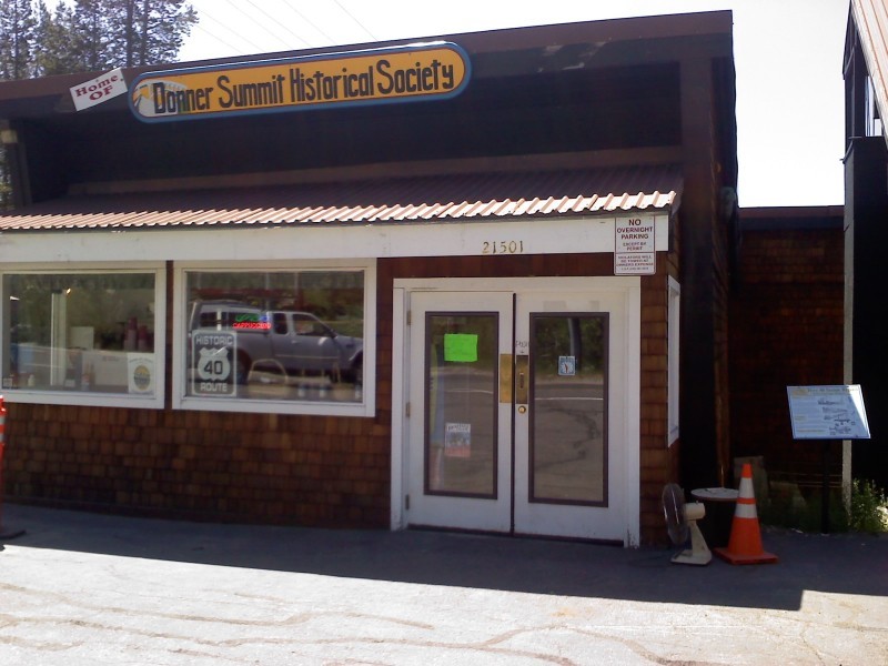 Donner Summit Historical Society Visitor's Center | Sierra Nevada ...