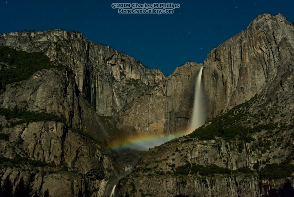 Yosemite Falls MoonBow | Sierra Nevada Geotourism