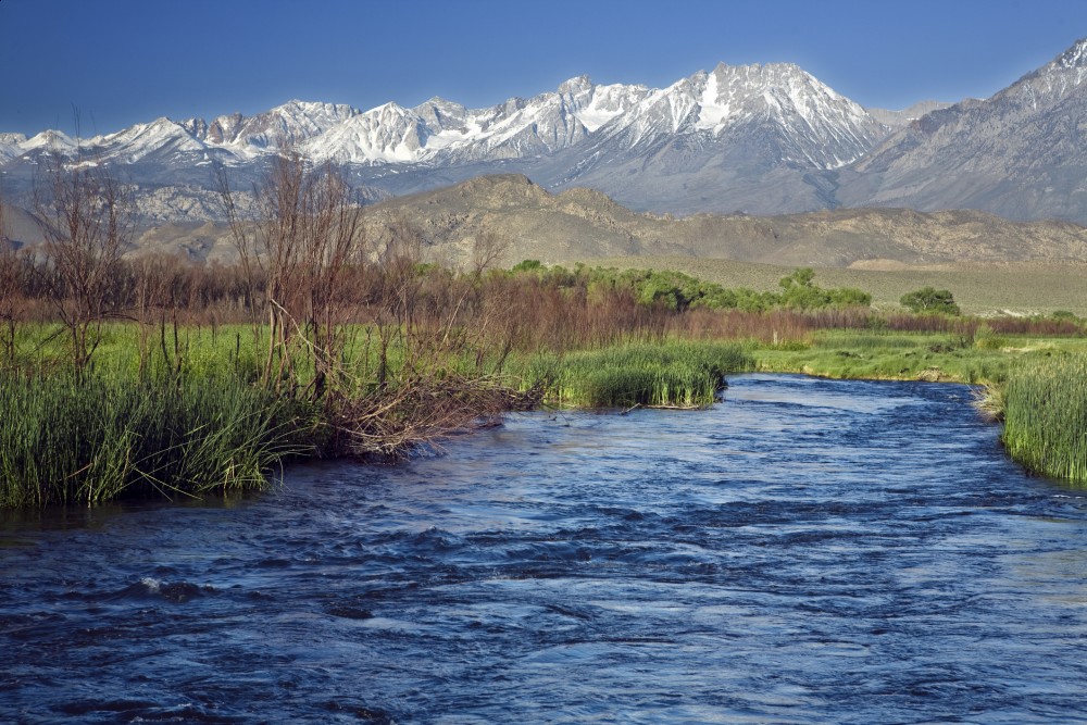 Owens River Gorge, Pleasant Valley Reservoir and Owens River | Sierra ...
