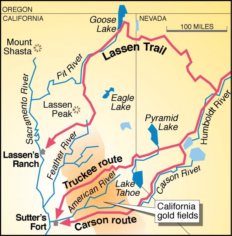 Old Emigrant Trail (No. 111 California Historical Landmark) | Sierra ...