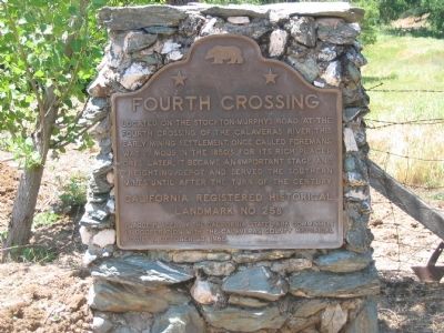 Fourth Crossing (No. 258 California Historical Landmark) | Sierra ...