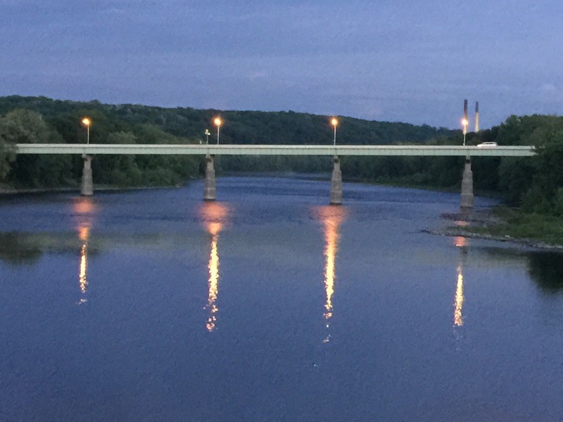 Portland-Columbia Pedestrian Bridge - Portland, PA | Scenic Wild ...