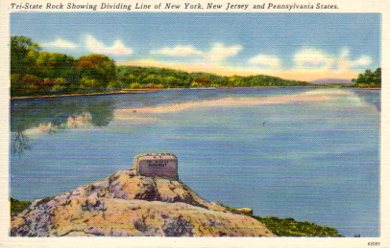 Tri-States Monument - aka Tri-State Rock - Port Jervis, NY | Scenic ...