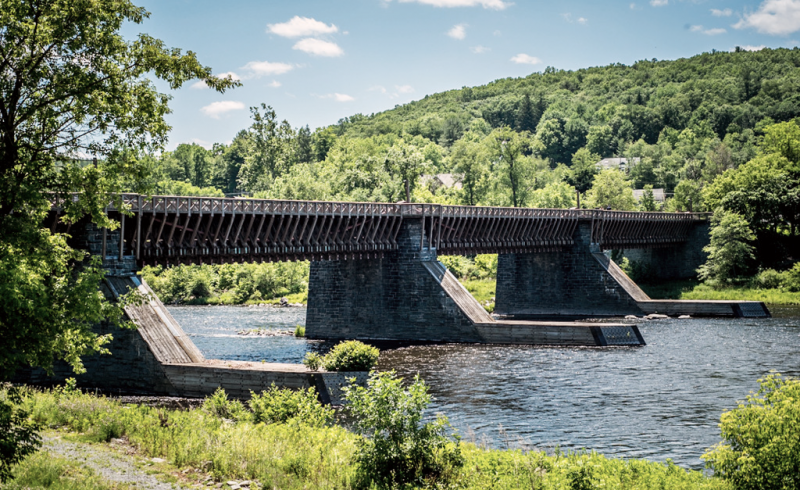 Roebling's Delaware Aqueduct (Roebling Bridge) - Upper Delaware, PA/NY ...