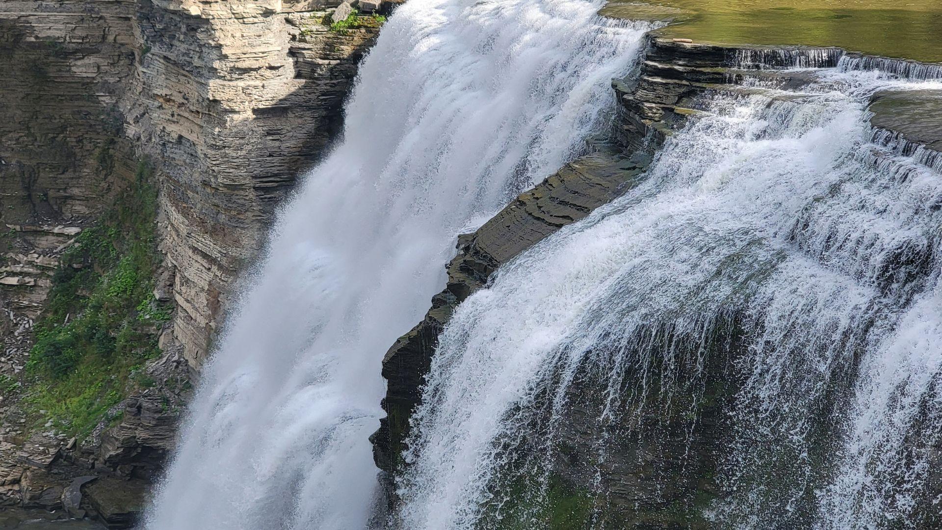 Middle Falls Letchworth State Park Waterfall Wednesday: Letchworth