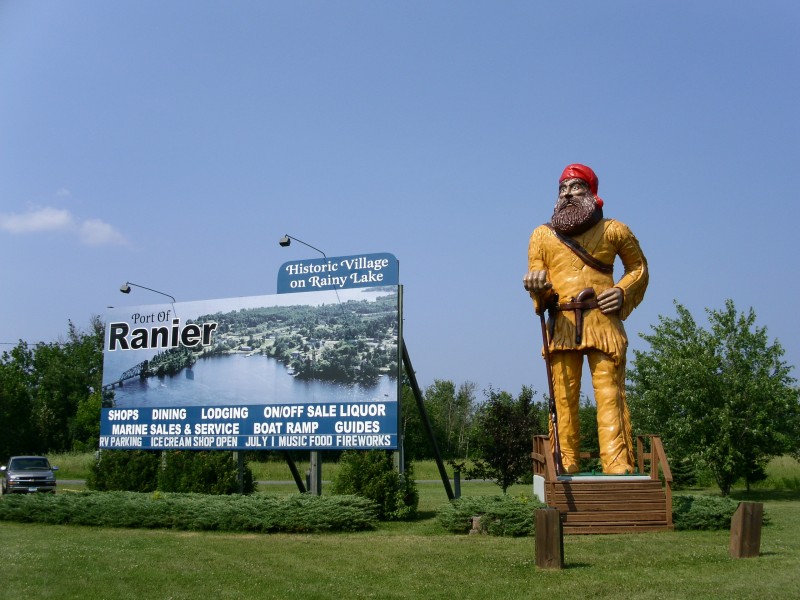 Big Vic greets visitors to Ranier | Heart of the Continent