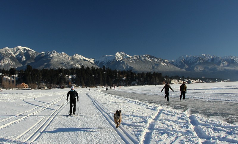 Lake Windermere Whiteway | Invermere, British Columbia | Crown of the ...