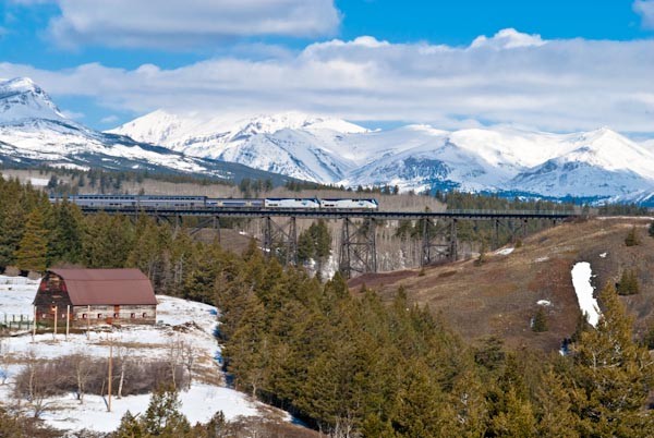 AMTRAK - Empire Builder Train | Montana | Crown of the Continent ...