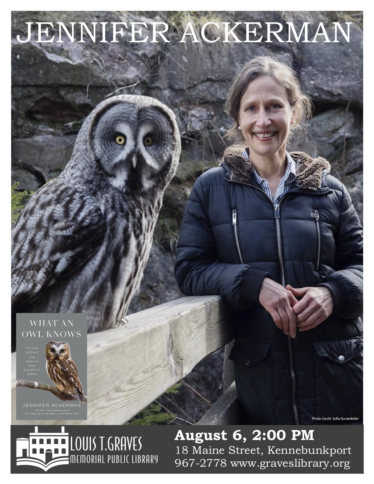 AUTHOR JENNIFER ACKERMAN - Visit Maine