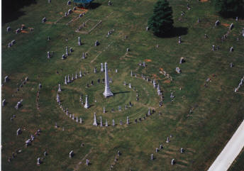 Fraterville Miners' Circle at Leach Cemetery in Lake City (Formerly the ...